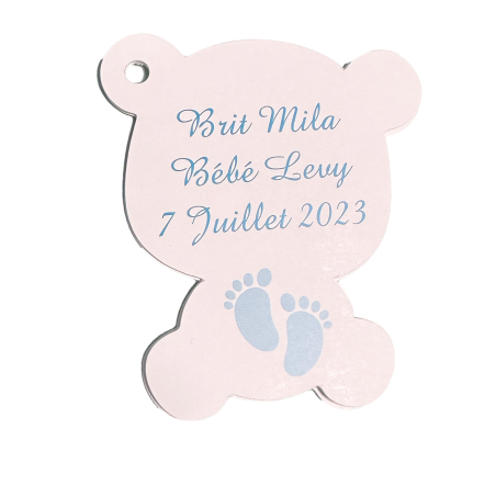 Étiquettes nounours Personnalisable